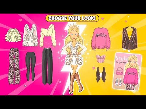 Paper Dolls Dress Up Outfit Ideas 🌸 – Choose the Cutest Outfit!