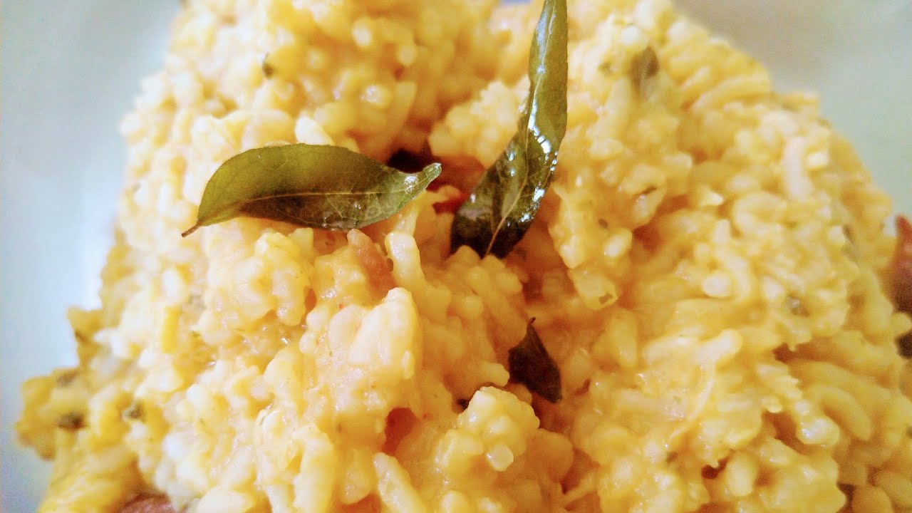 Dal rice!! || Simple and Quick dal rice recipe!!! Easy lunch box recipe ...