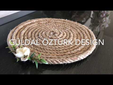 DIY | HALAT İPLE SUPLA YAPTIM ( AMERİKAN SERVİS ALTLIĞI)