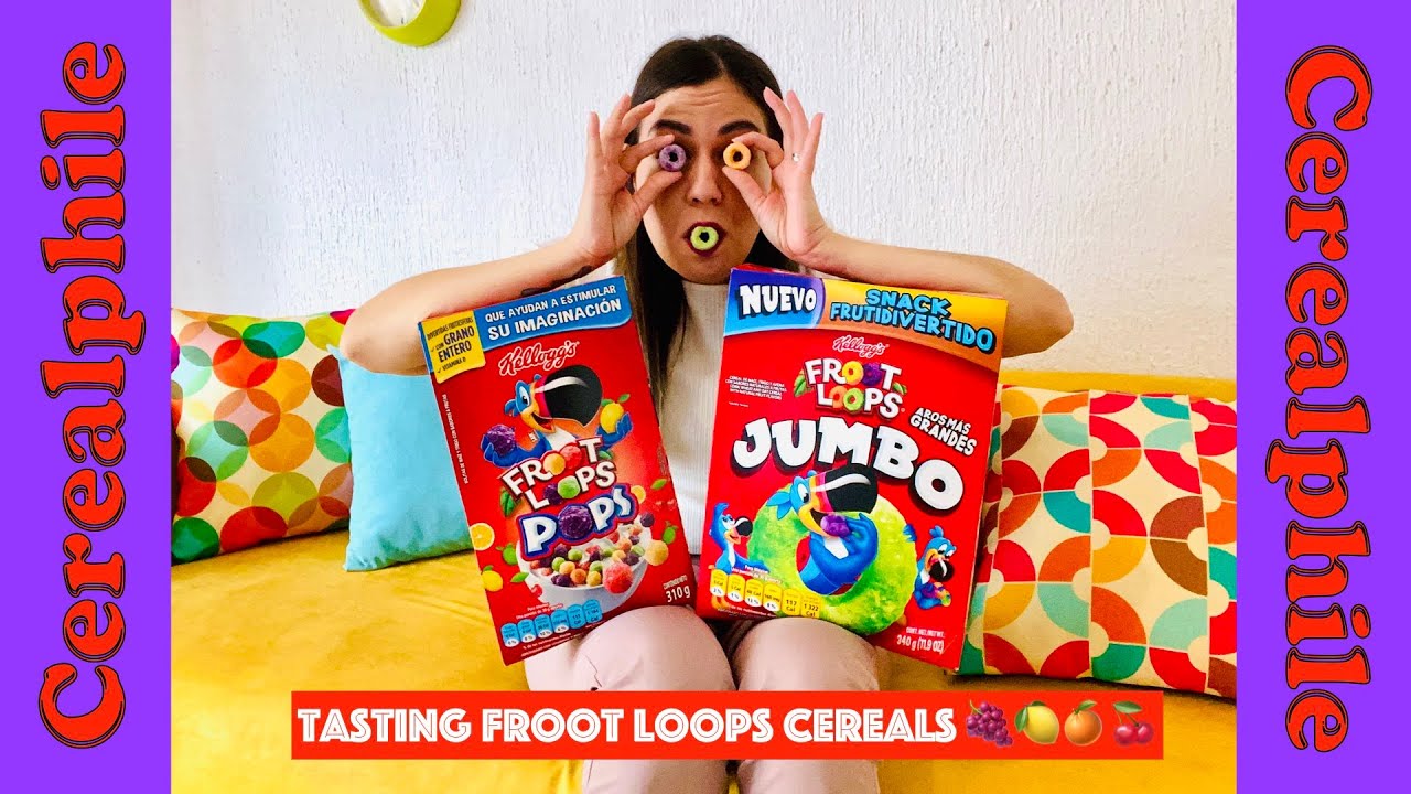 #Cerealphile tasting Mexican Froot Loops. Froot Loops Jumbo and Froot ...