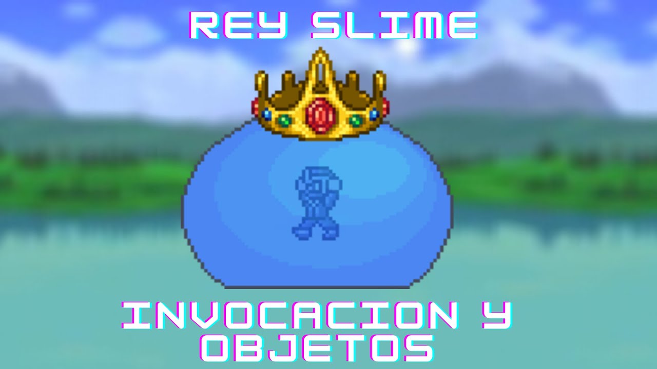Invocando y Derrotando al Rey Slime Terraria. - YouTube