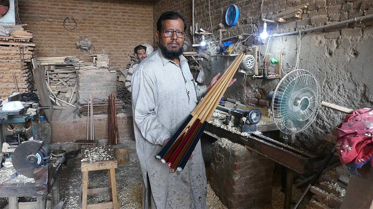 How To Make a wooden Snooker Stick Cue with amazing Skills - YouTube