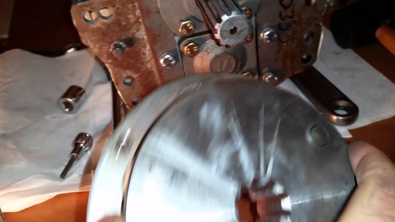 Damper plate on Universal M35B - YouTube