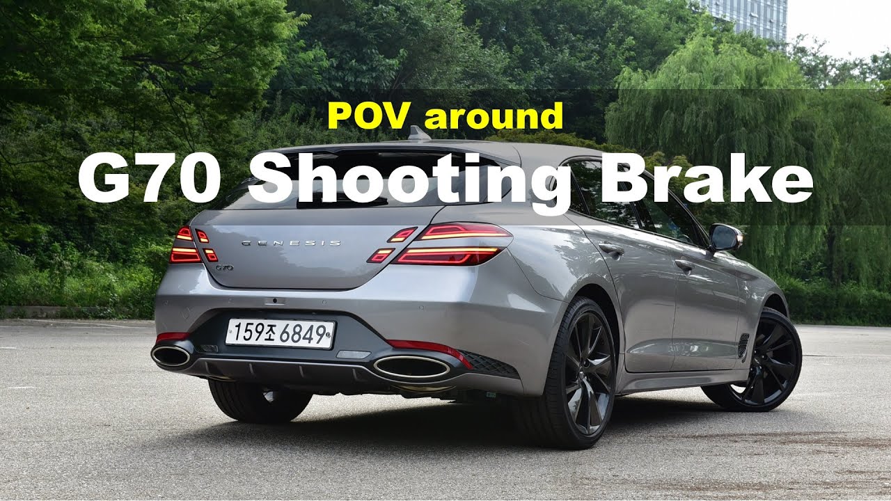 2023 G70 Shooting Brake 2.0 T-GDi AWD POV exterior and interior - YouTube