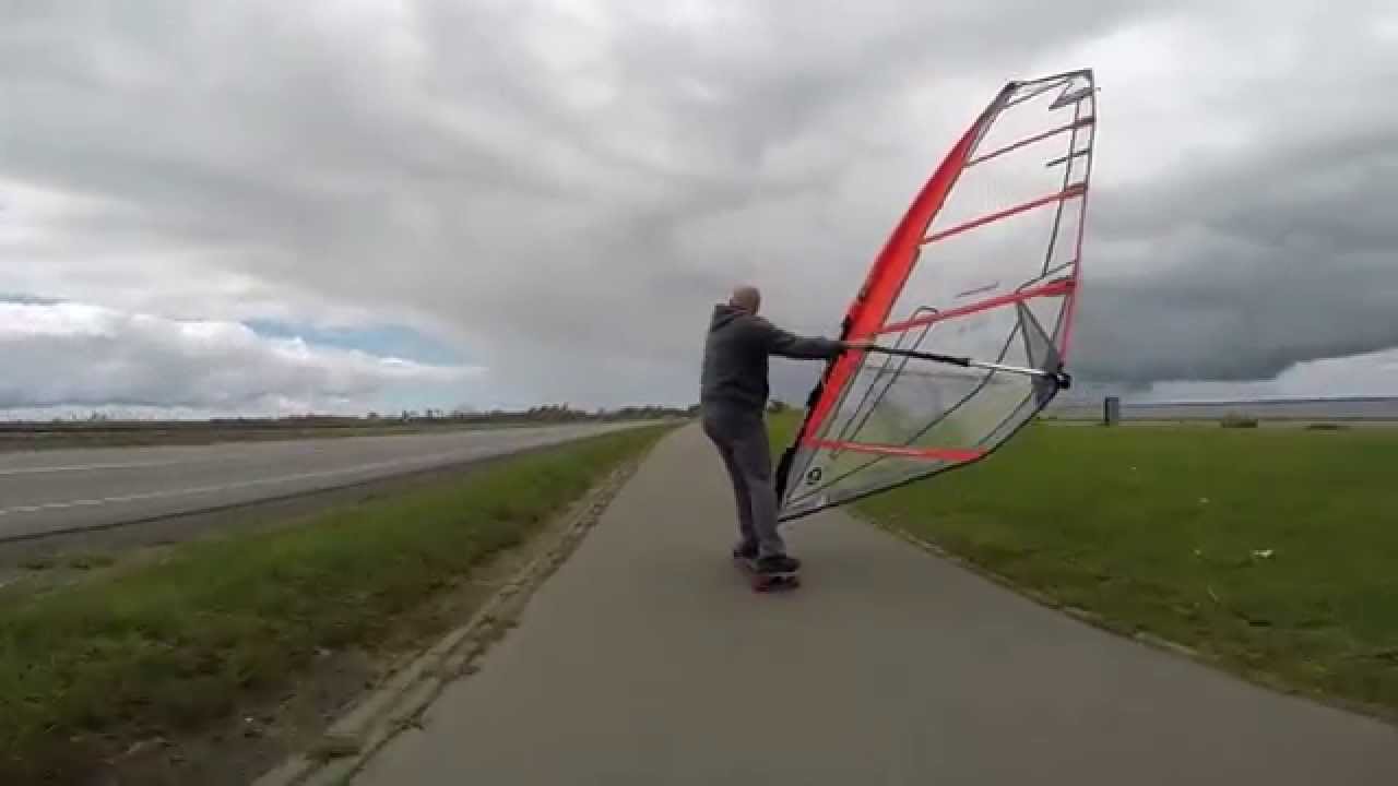 wind boarding - YouTube