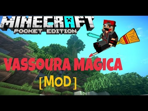 Vassoura Mágica-[MOD] Minecraft pe 0.12 - YouTube