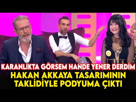 Yeşim Erçetin Hakan Akkaya'nın Tasarımının Taklidiyle Podyuma Çıktı - İşte Benim Stilim