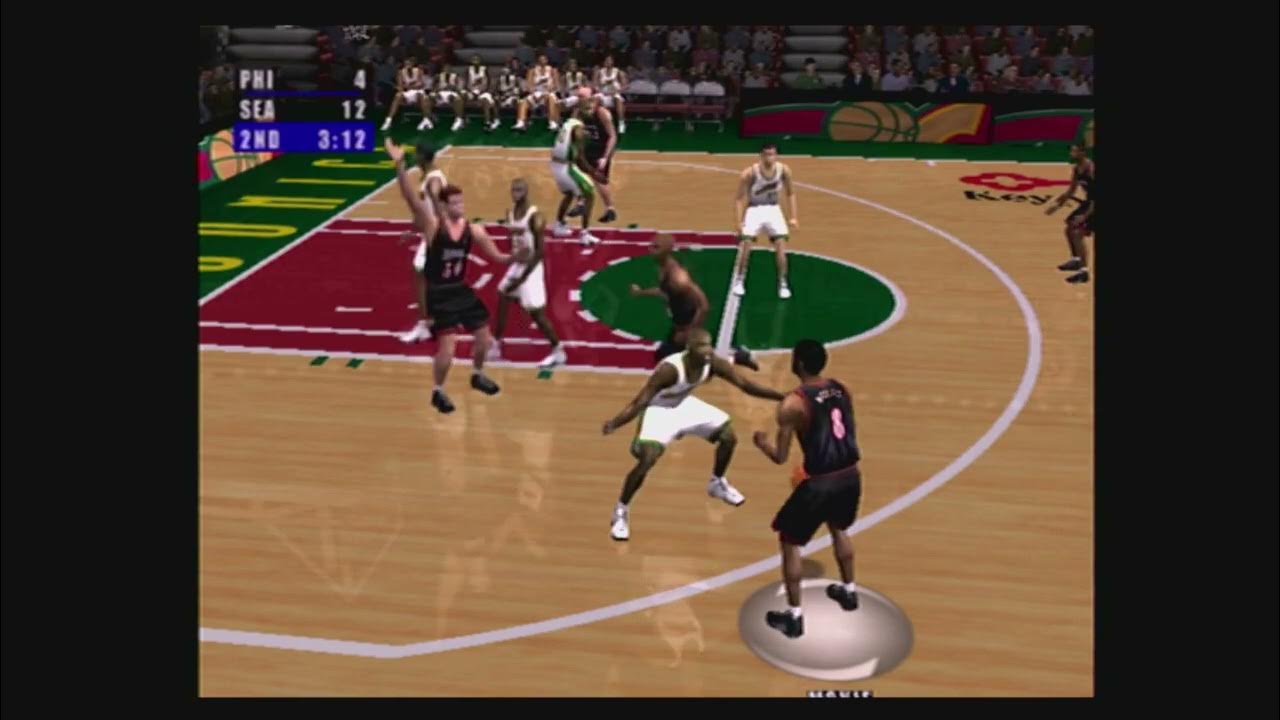 NBA Live 2001 (Ps2) Philadelphia 76ers vs Seattle Supersonics Part2 - YouTube