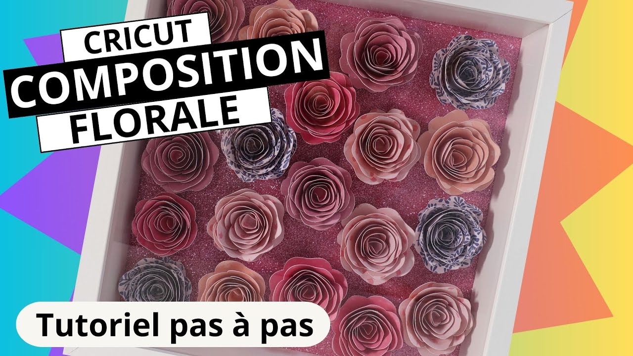 Tuto DIY: Réalisez une Composition de Fleurs en Papier avec la Cricut à ...