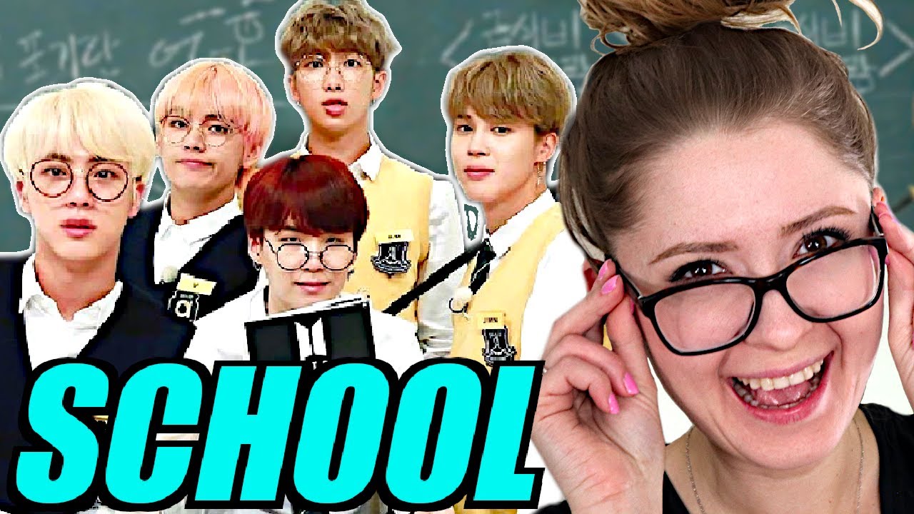Americans React To BTS BACK TO SCHOOL (Run BTS 63, 64 & 65) - YouTube