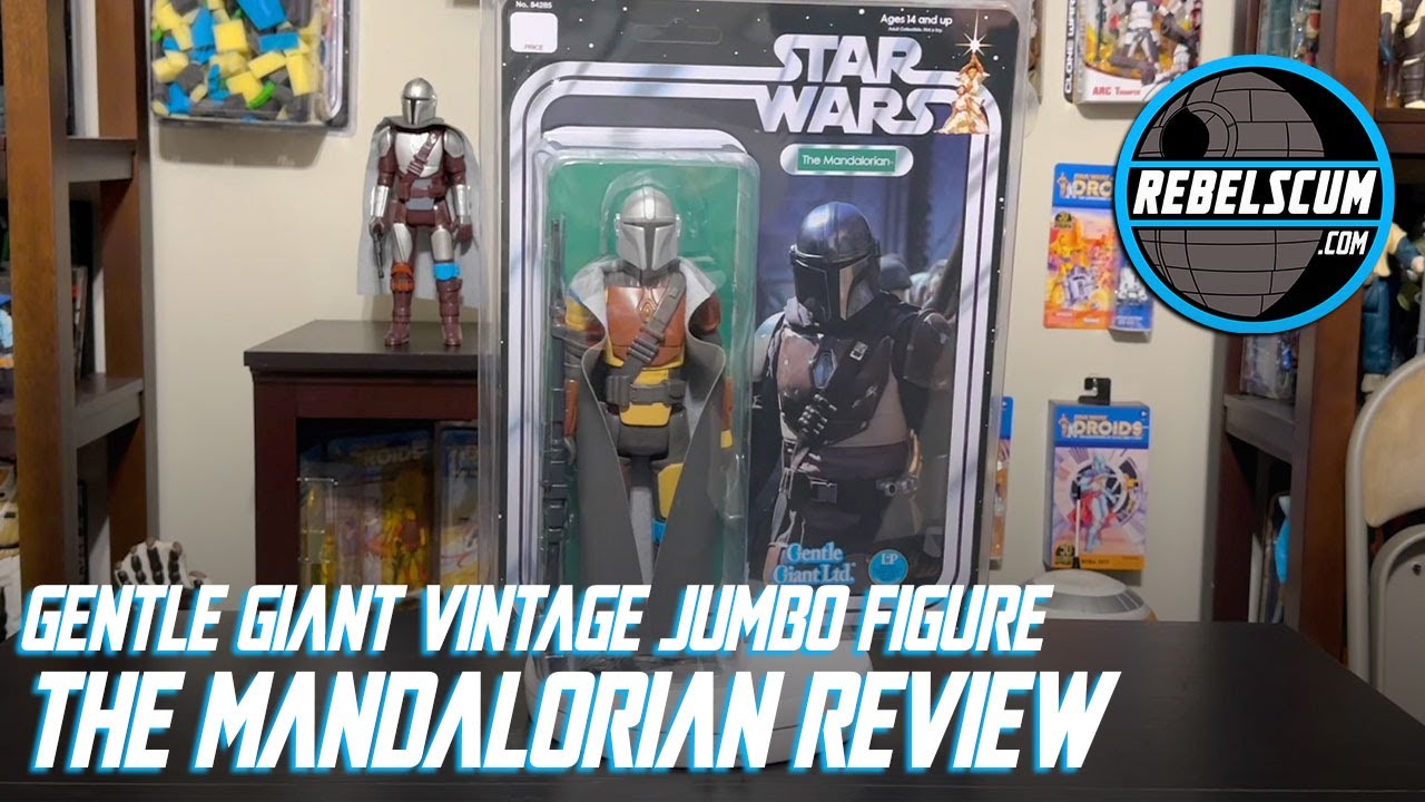 Star Wars Gentle Giant Vintage Jumbo The Mandalorian Action Figure ...