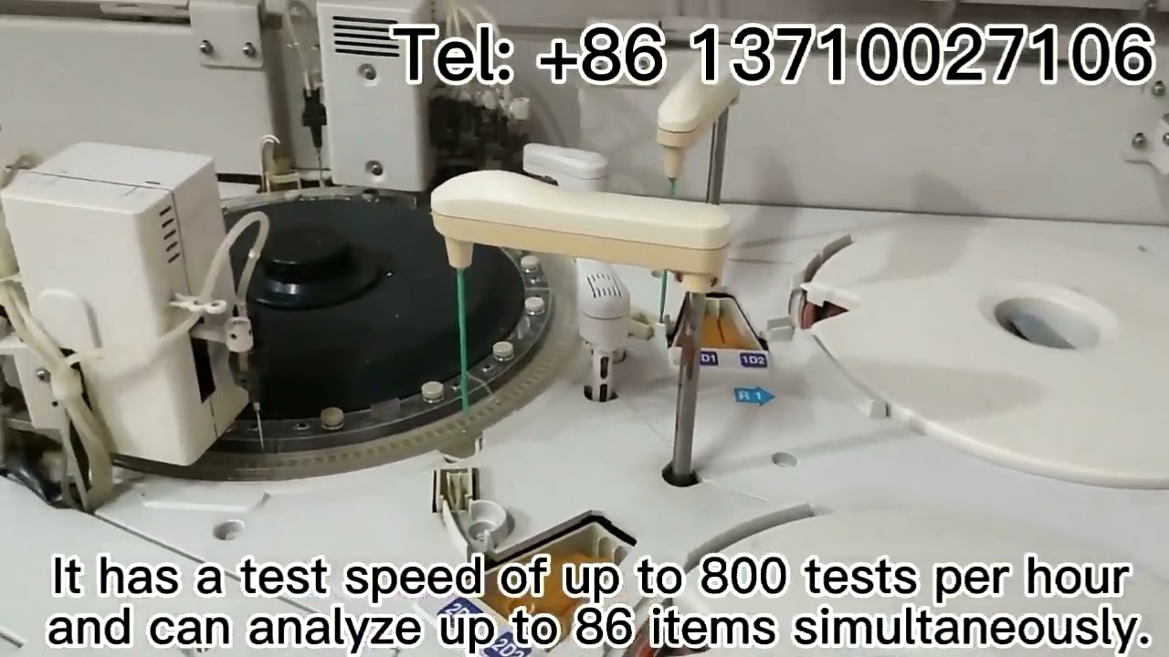 Hitachi 7180 Chemistry Analyzer】 - YouTube