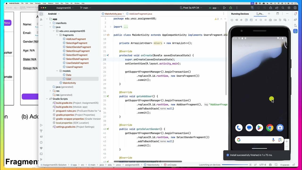 Android Solving Assignment 05 Which Focuses On Listviews And Array Adapters Youtube