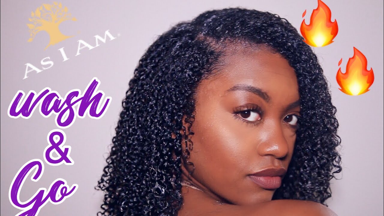 AS I AM Wash N Go Routine!!! NEW FAVS?? - YouTube