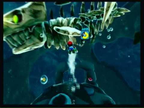 Super Mario Galaxy Game Playthrough Part 49 (Bonefin Galaxy-Kingfin's ...