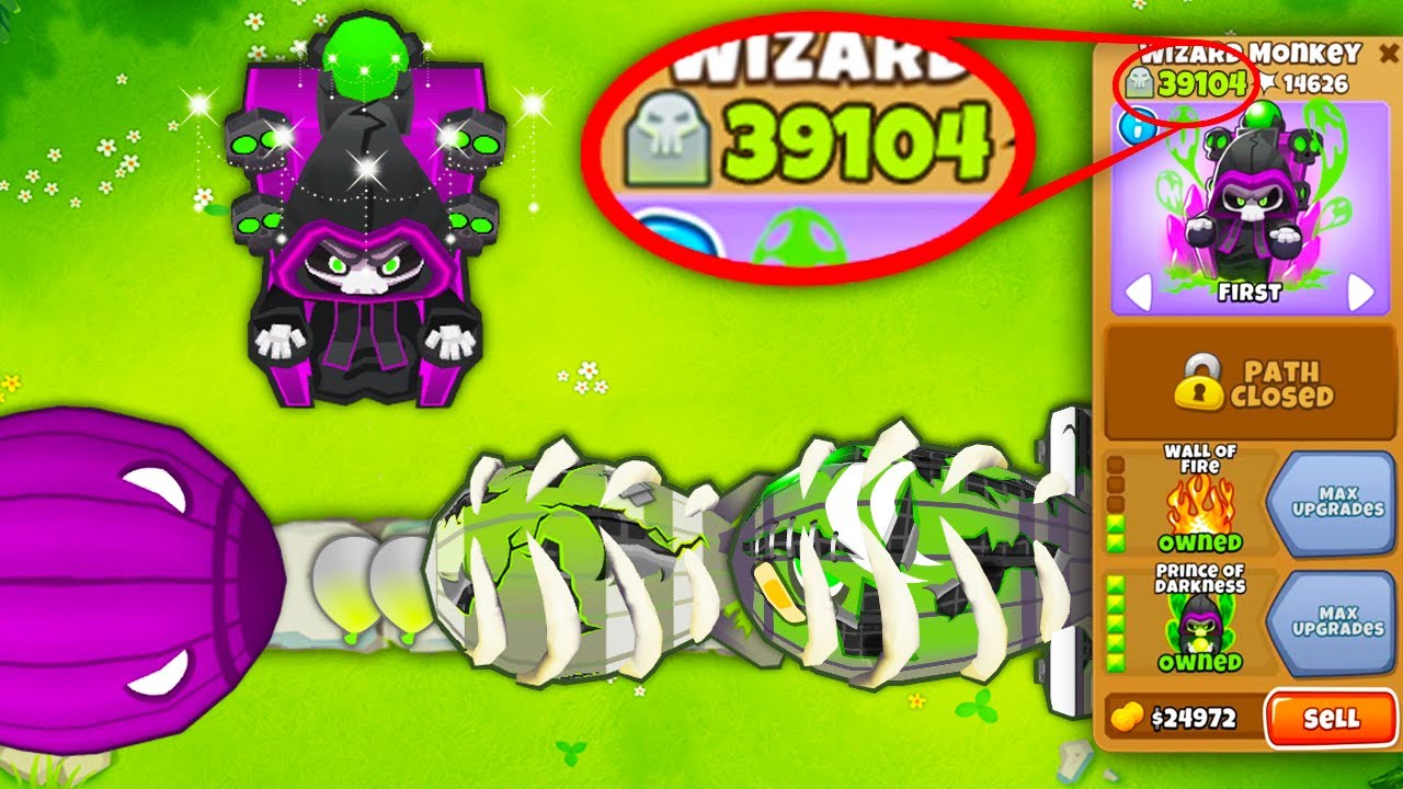 The ULTIMATE Prince of Darkness?! AMAZING Wizard Monkey Upgrade! - YouTube