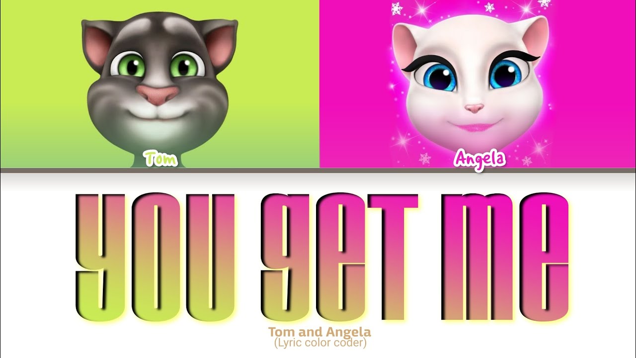 Tom And Angela 'You Get Me' (Color coder lyric) - YouTube