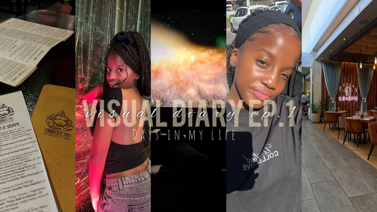 VISUAL DIARY EP.1 : Days in my Life | lunch with friends,movie night ...