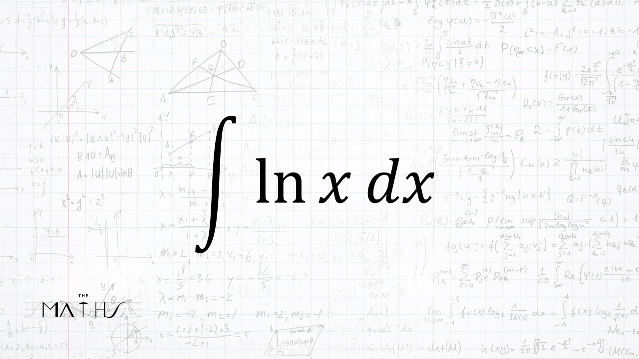 Integración por PARTES | Integral de ln x - YouTube
