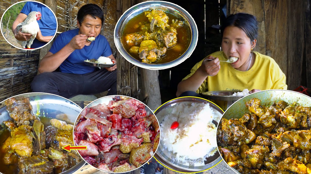 Manjita's Chicken Curry recipe || We are enjoying Chicken curry & rice ...