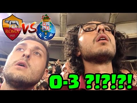 SIAMO INCAZZATI NERI !! ROMA - PORTO (0 - 3) LIVE DALLO STADIO OLIMPICO