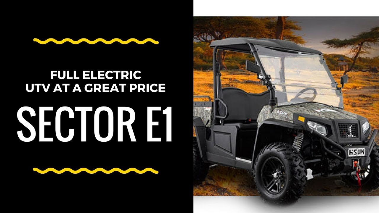 Hi-Sun Sector E1 Full Electric UTV Temecula, CA - YouTube