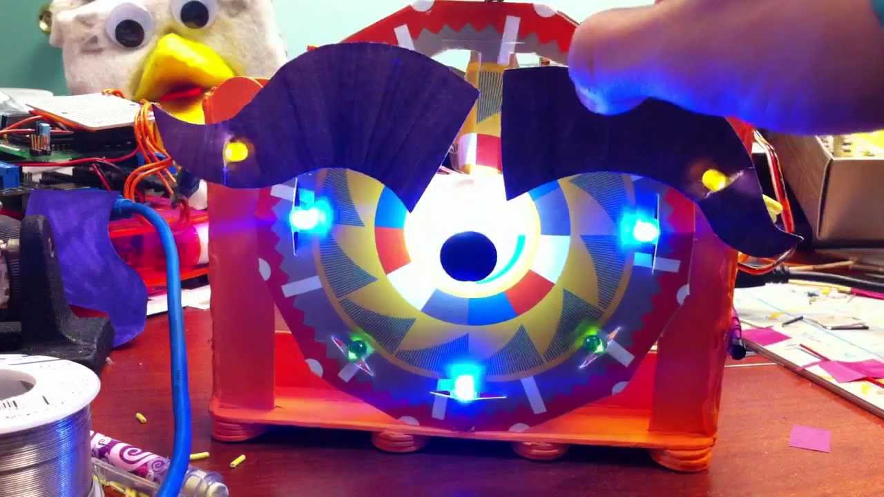 Weird Eyebrow Robot - YouTube