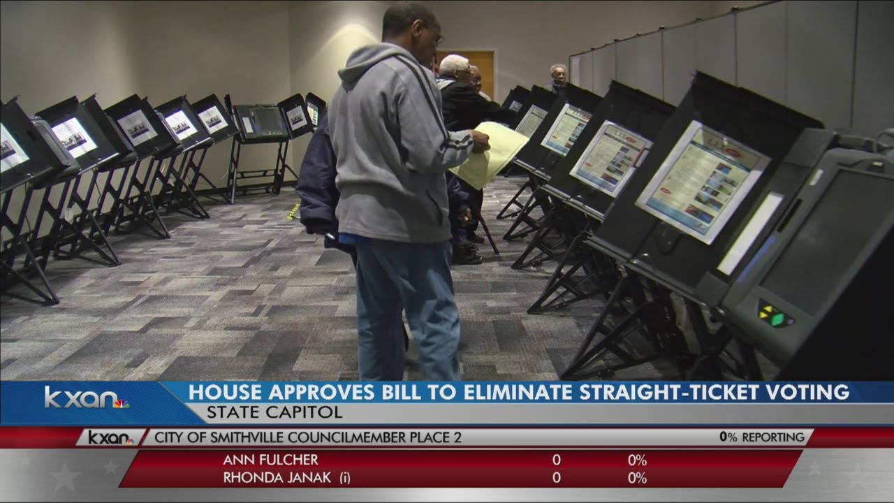 Eliminating straight-ticket voting in Texas - YouTube