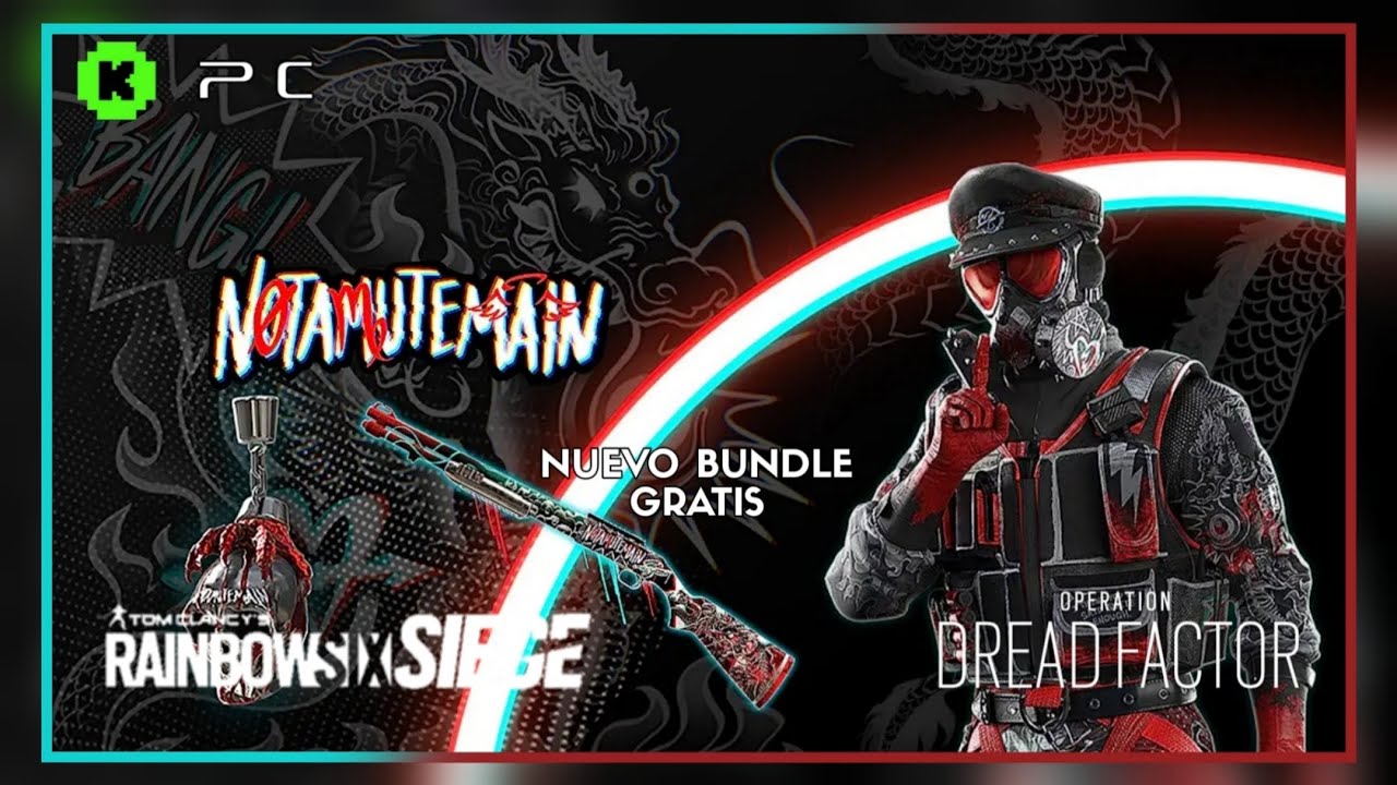 ⚫RAINBOW SIX SIEGE | NUEVO BUNDLE GRATIS CON PRIME GAMING PARA MUTE ...