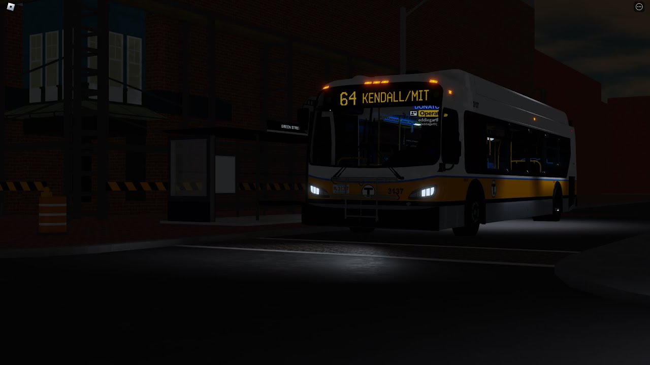 MBTA Roblox MBOC Gen 3 2020 XDE40 3117 On Route 64 To Kendal MIT - YouTube