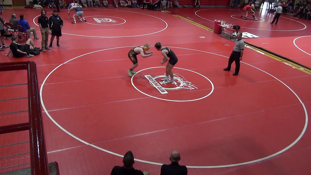 182 lbs Weston Allen vs Kale Speedy, Pike Central (W2-0 Pin) P.A.C ...