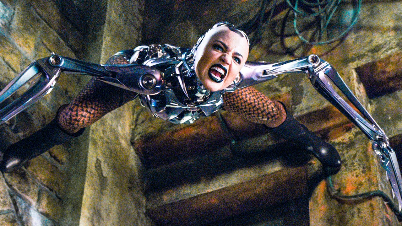 Android Fight In The Valley Scene Alita Battle Angel 2019 Movie Clip Youtube