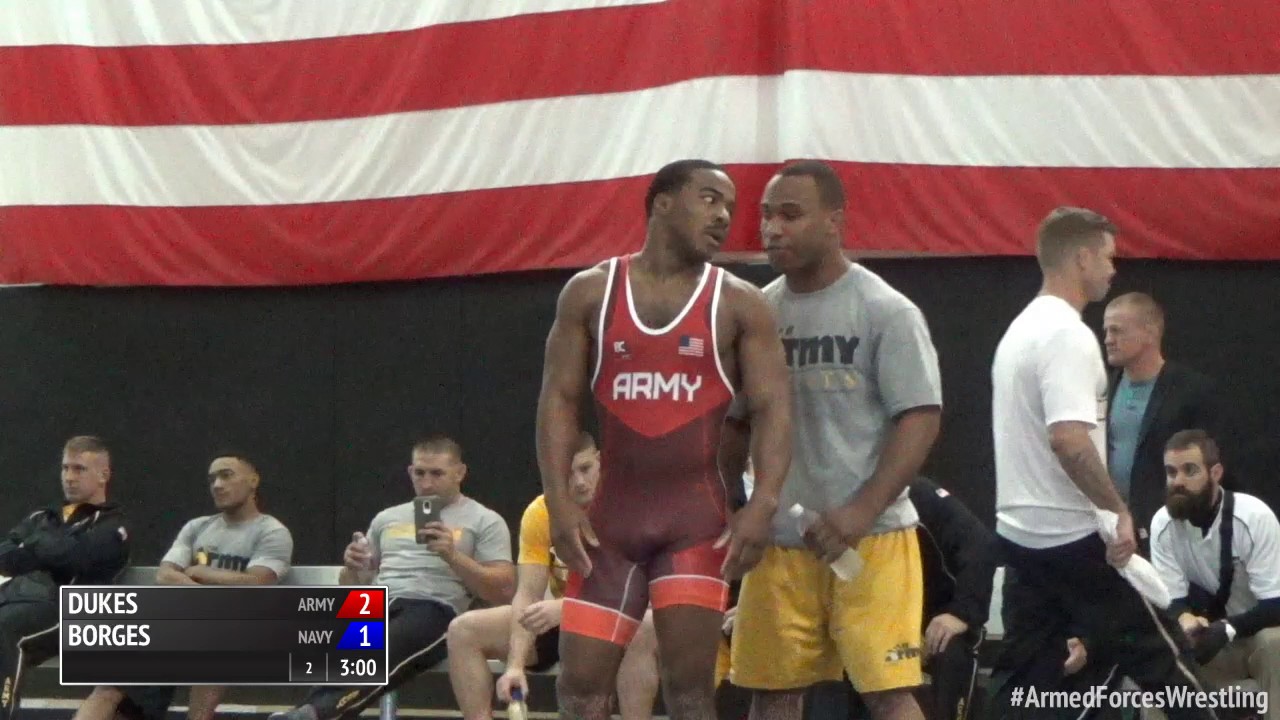 70 kg, Isaac Dukes, Army vs Blake Borges, Navy - YouTube