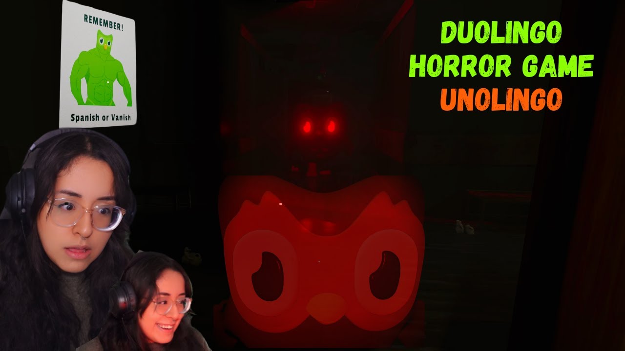 DUOLINGO HORROR GAME.. SPANISH OR VANISH?!! - UNOLINGO - YouTube