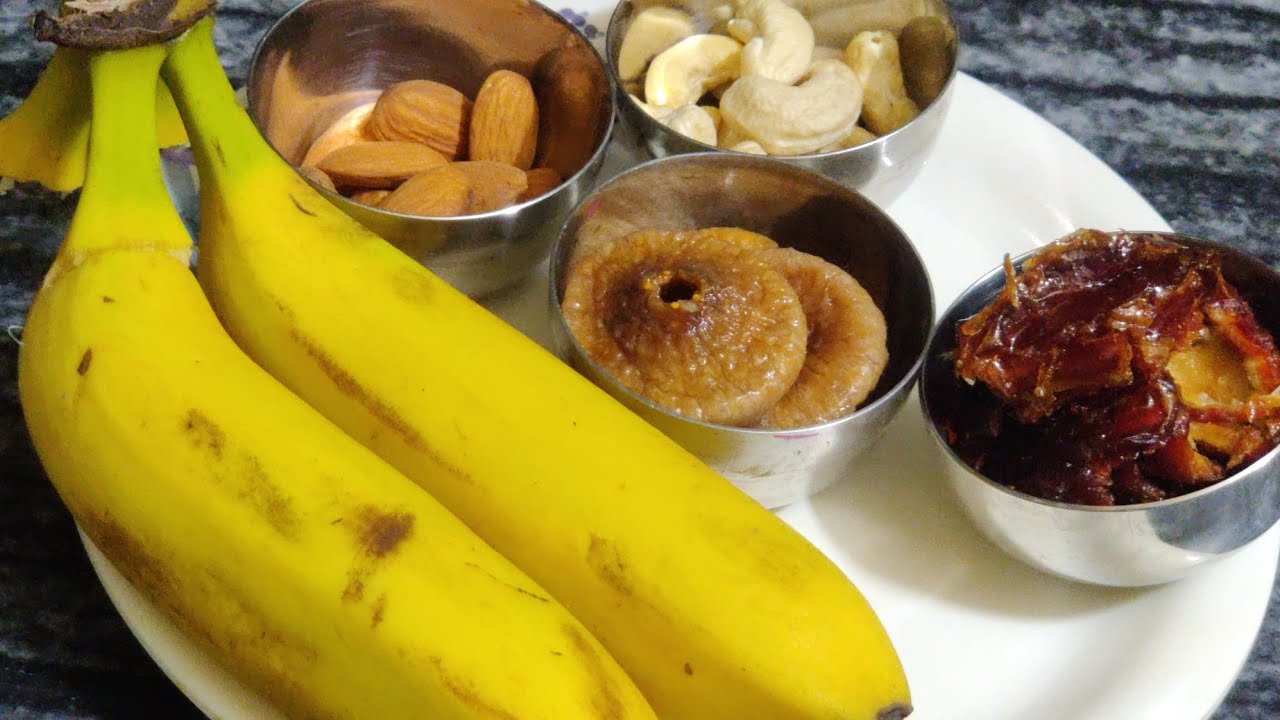 Dry Fruit Juice । Dry fruit Milk Shake ।Banana Dry fruit Milk Shake ...
