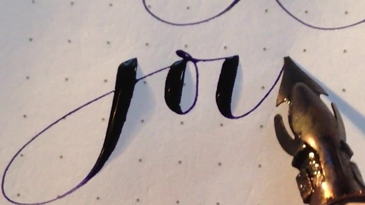 handwriting joy - YouTube