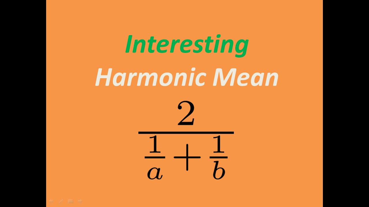 Harmonic Mean Three Questions One Answer YouTube harmonic-mean-three-questions-one-answer-youtube