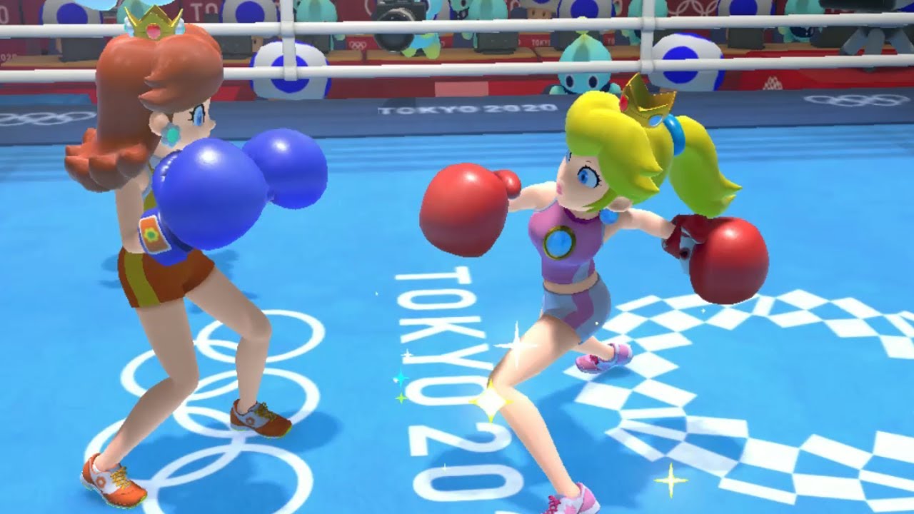 Mario & Sonic At The Olympic Games Tokyo 2020 ( Boxing ) Daisy VS Sonic ...