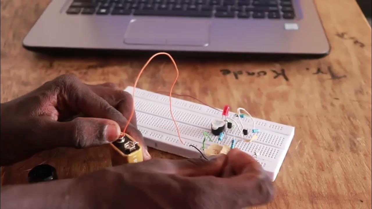 LASER SECURITY ALARM CIRCUIT PROJECT USED TO CATCH INTRUDERS - YouTube