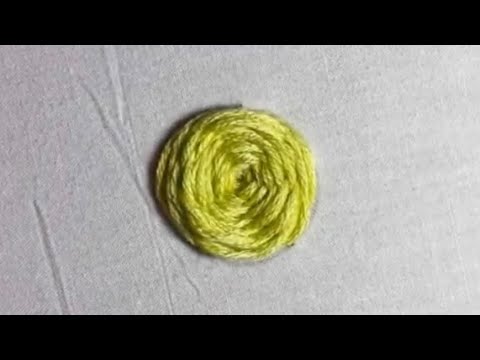 Woven Rose Stitch | Woven Wheel Stitch | Hand Embroidery - YouTube