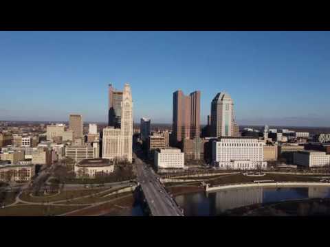 City of COLUMBUS / Ohio State / State Capital / Drone Video - YouTube