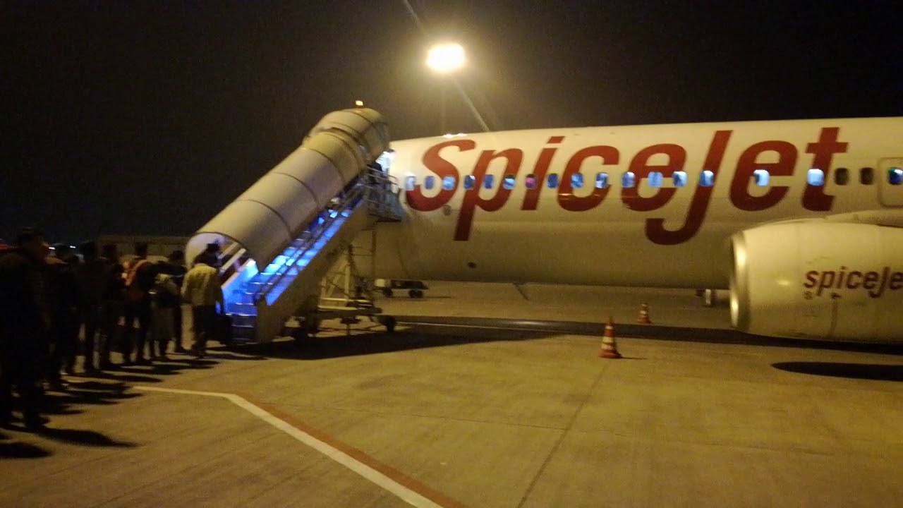 Spicejet take off 10 hours delays due to weather problem at 7.30 pm ...
