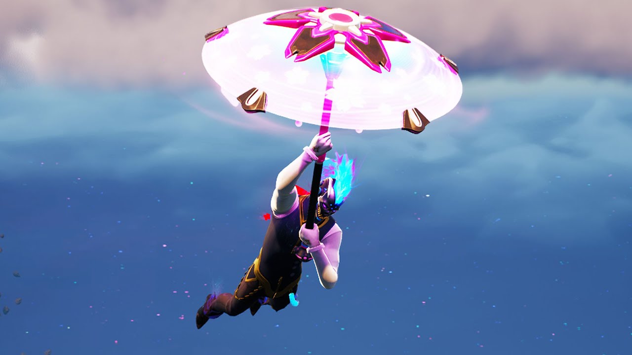 Testing The New Victory Umbrella Fortnite Chapter 4 season 2 - YouTube