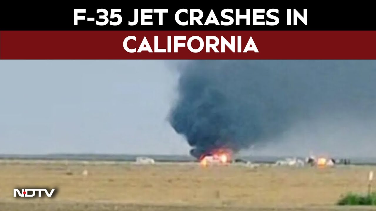 F-35 Crash LIVE Updates | Video Shows US Navy F-35 Fighter Crash Near ...
