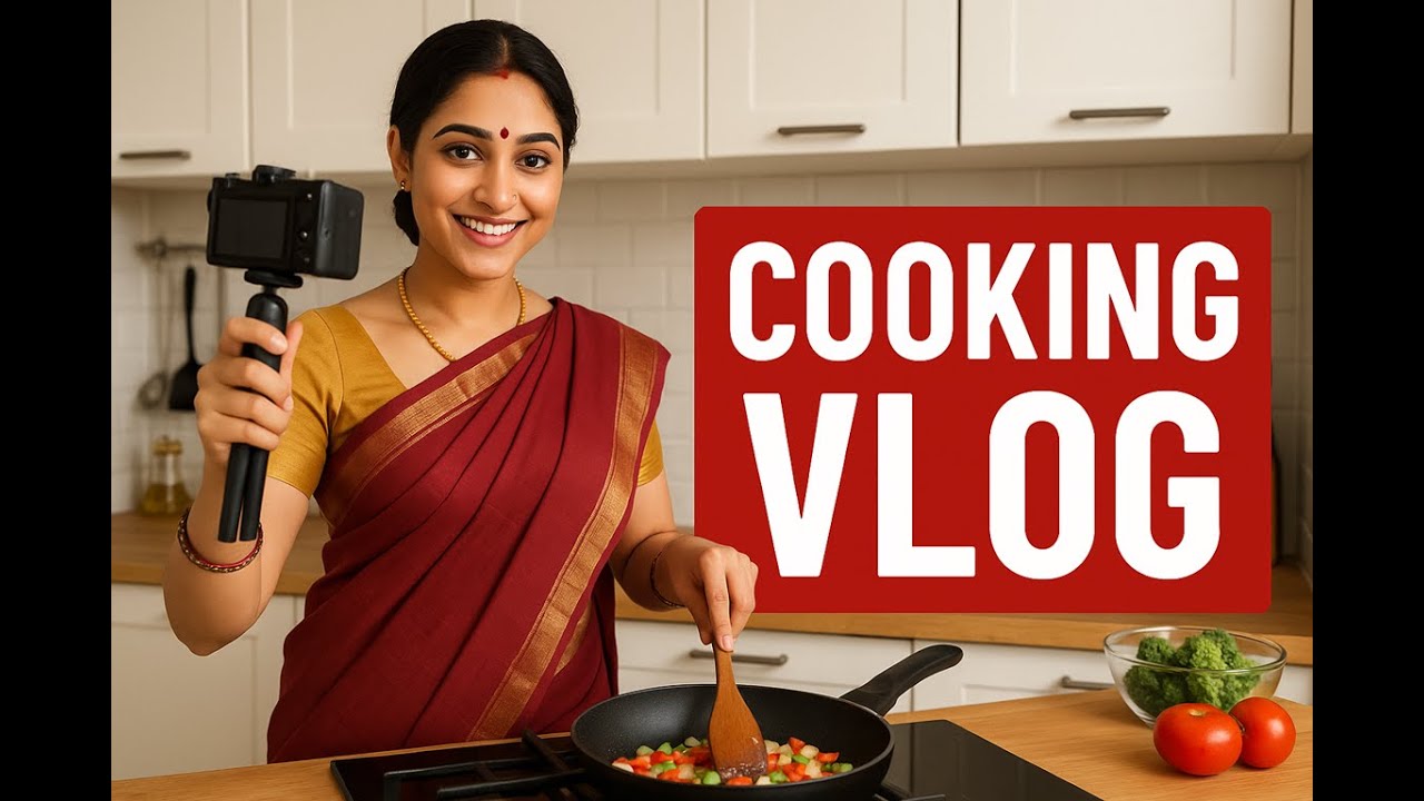 Bindas Bahu Cooking Vlog 🍲 | Desi Tadka with Vlog Shoot 🎥 | Kitchen to ...