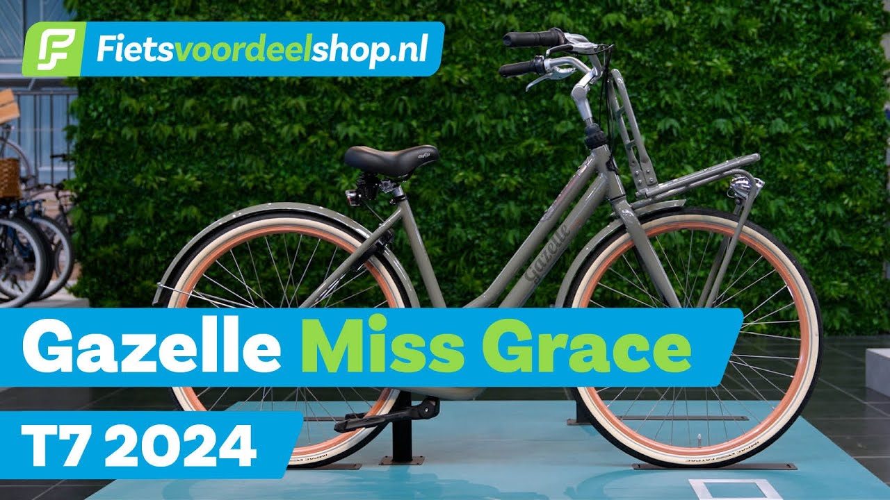 Gazelle Miss Grace T7 2024 - Een hippe transportfiets met handige ...