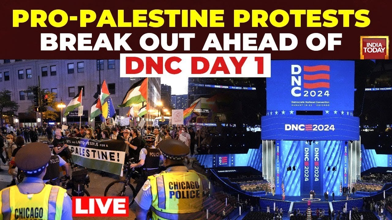 LIVE DNC 2024: Massive Pro-Palestine Protests Break Out In Chicago ...