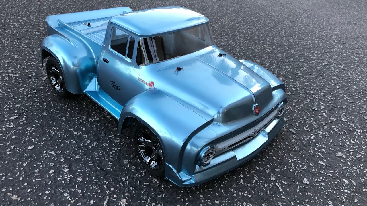 Traxxas slash proline F100 vxl system first run video - YouTube
