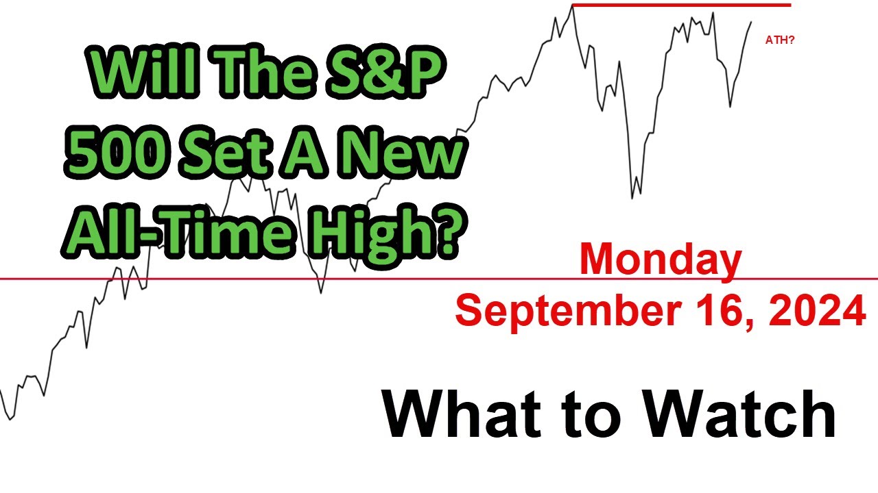 S&P 500 What to Watch for Monday September 16, 2024 - YouTube