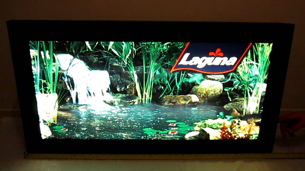 Laguna Polar Motion Animated Lighted Shimmering Waterfall Display Sign ...